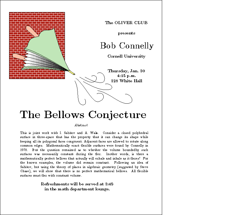 Cornell Mathematics- Robert Connelly- Home Page